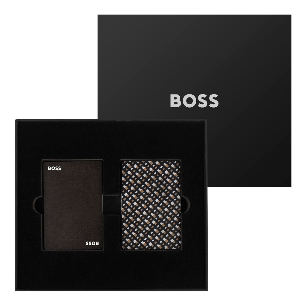 HUGO BOSS Iconic Black Playing Cards (2 decks) | Promowear.ie